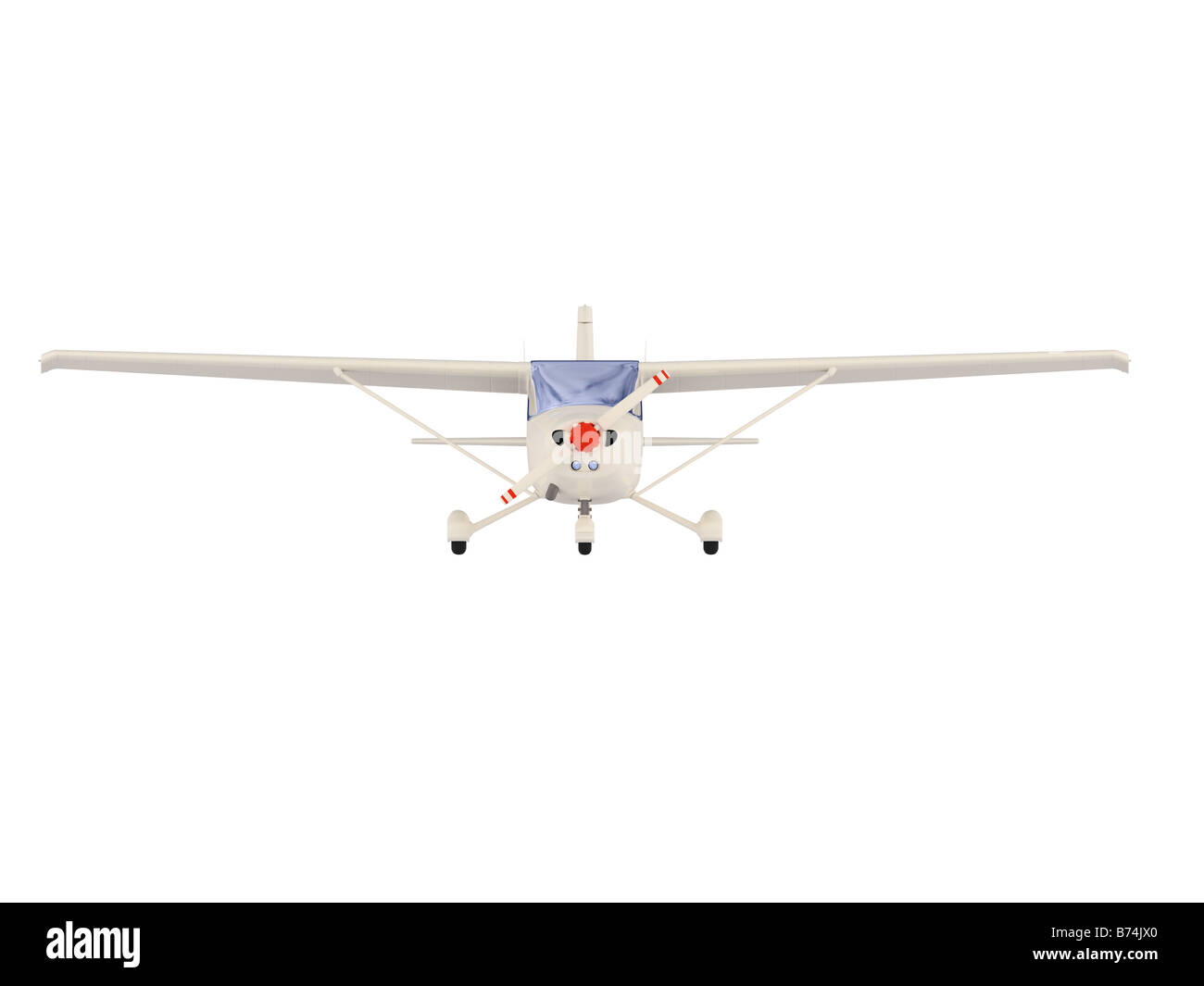 isolated small airplane over white background Stock Photo - Alamy