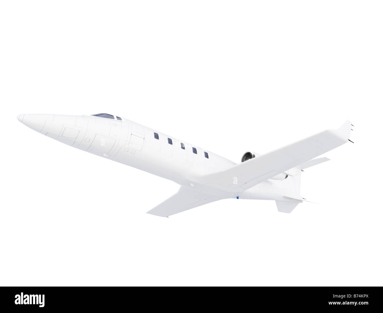 isolated jet airplane on a white background Stock Photo - Alamy
