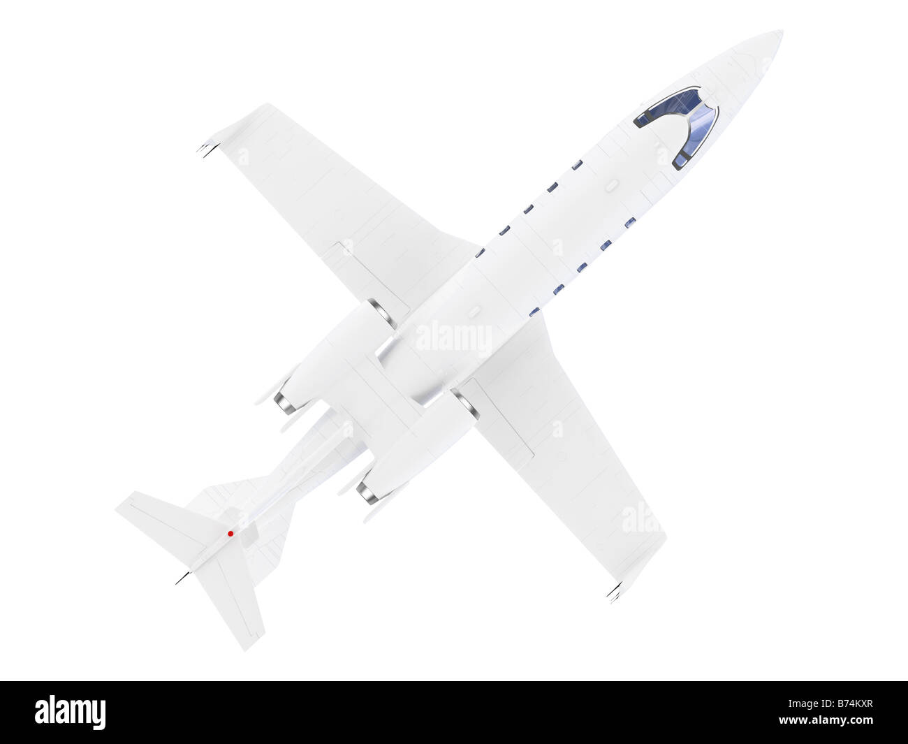 isolated jet airplane on a white background Stock Photo - Alamy