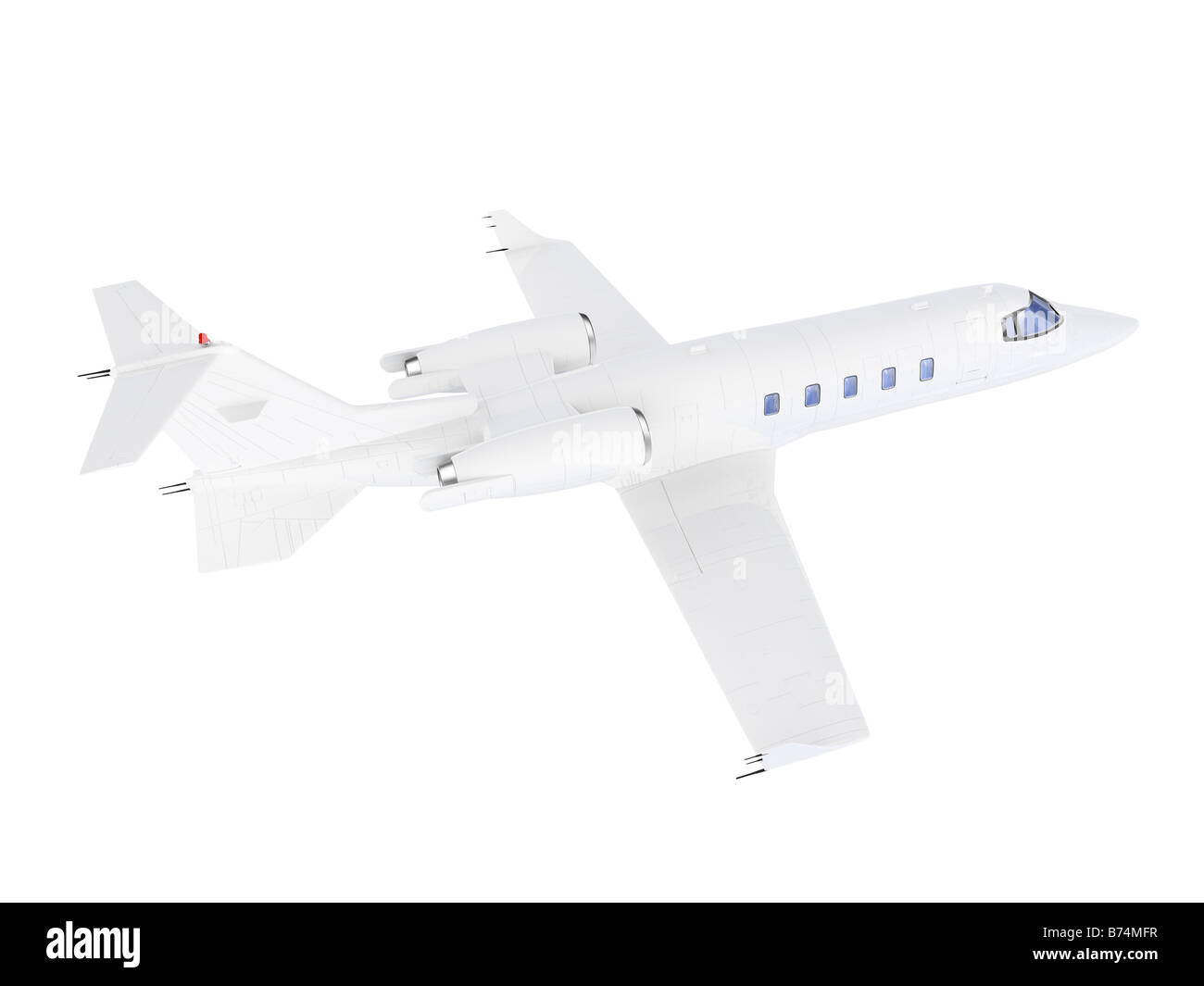 isolated jet airplane on a white background Stock Photo - Alamy