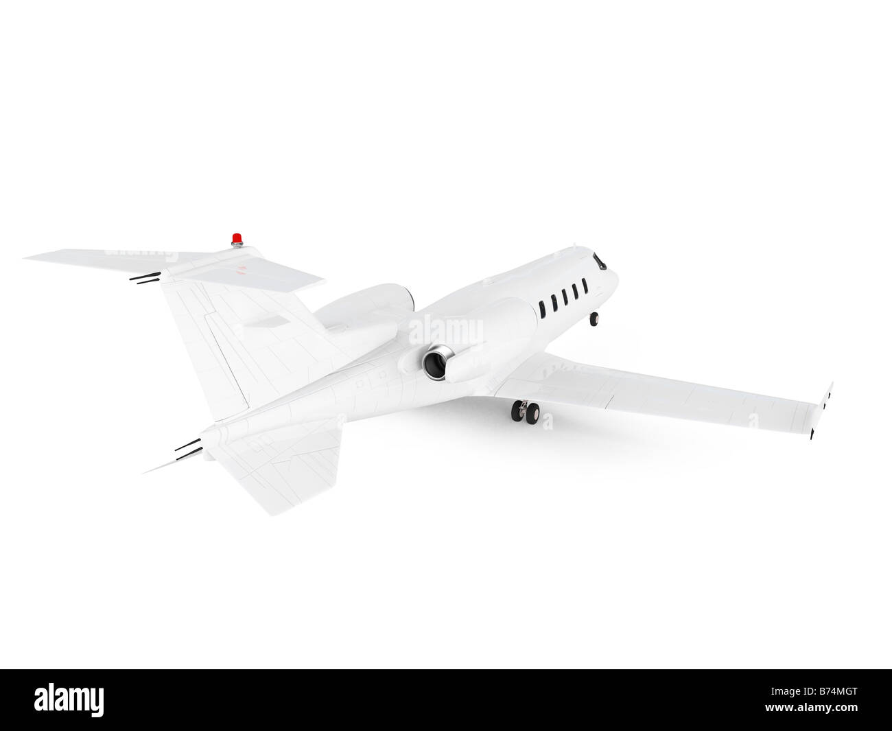 isolated jet airplane on a white background Stock Photo - Alamy