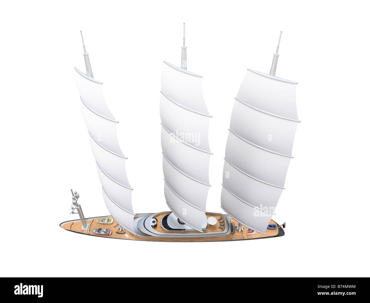isolated boat on a white background Stock Photo - Alamy