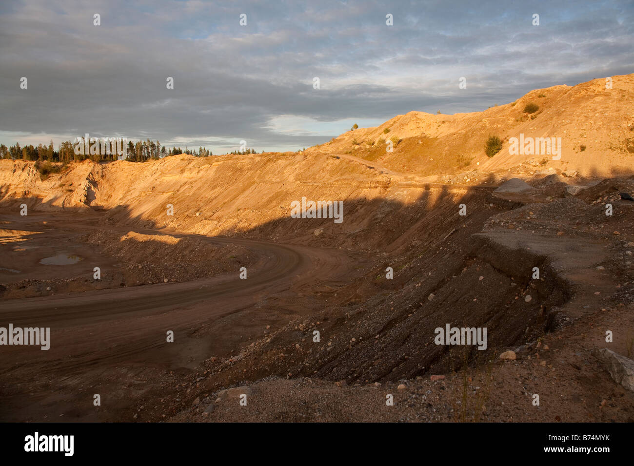 Sand pit crater hi-res stock photography and images - Alamy