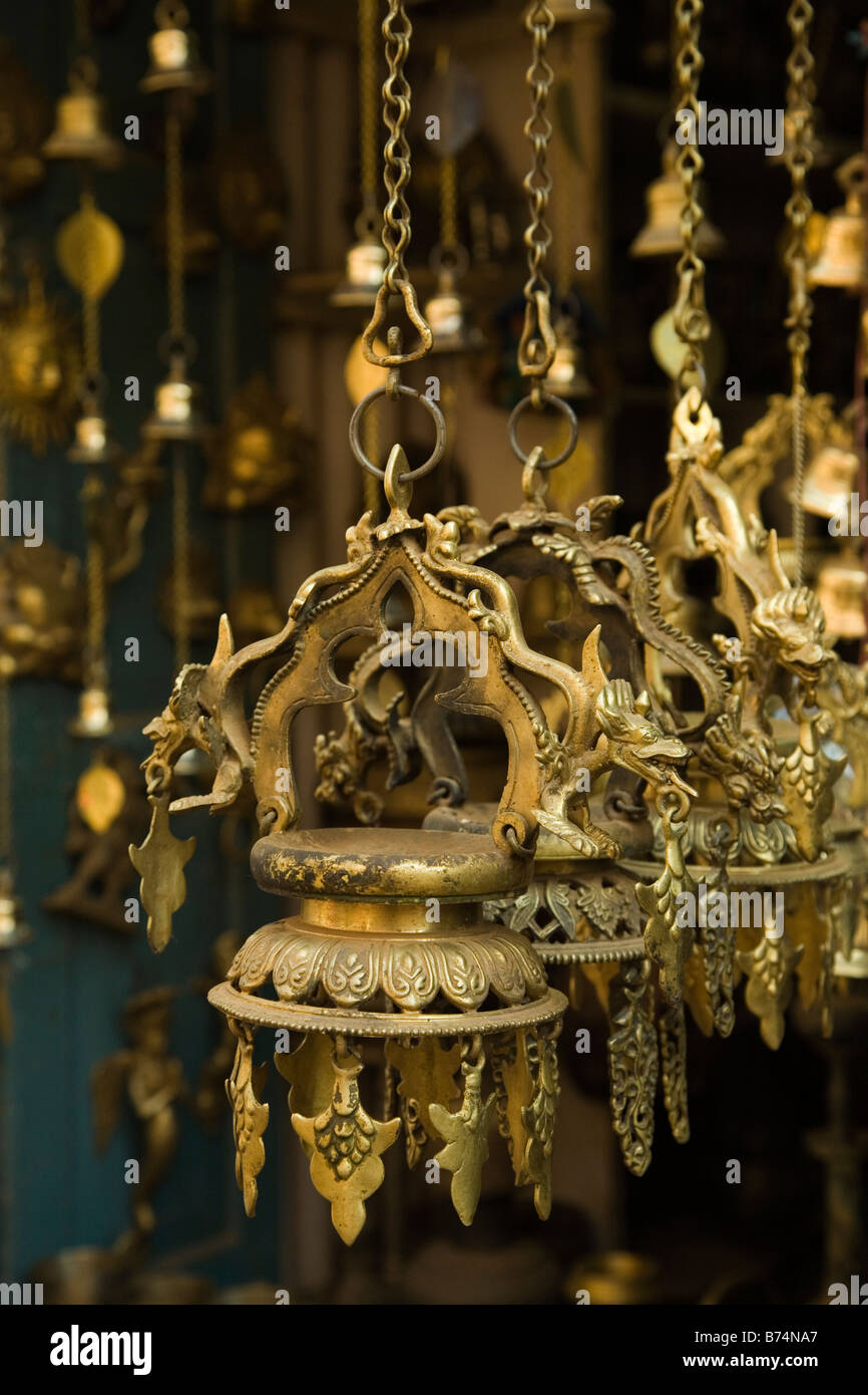 Ornamental Nepalese Bells Stock Photo - Alamy