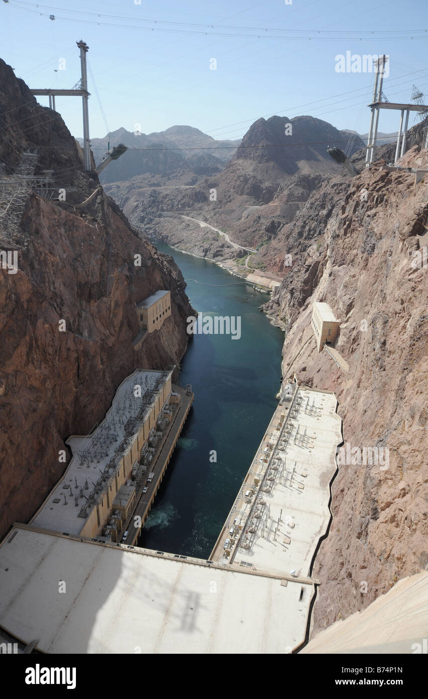 Hoover Dam Bypass project - Colorado River valley and hydro electric ...