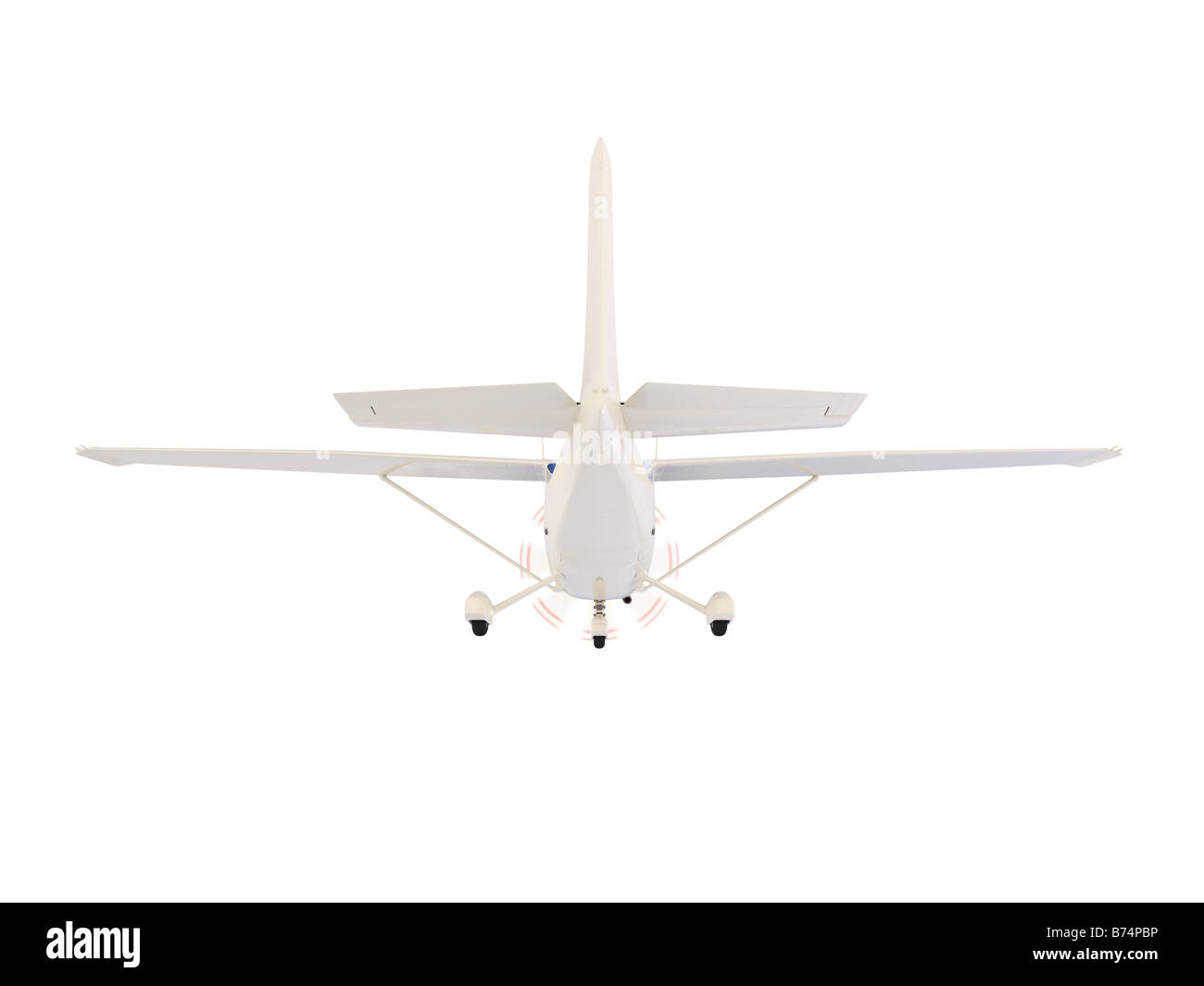 isolated small airplane over white background Stock Photo - Alamy