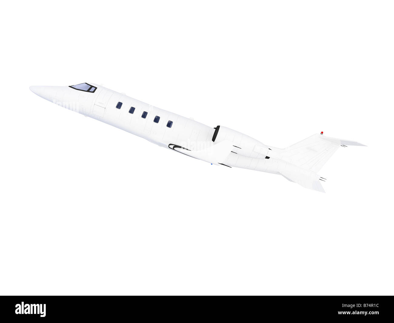isolated jet airplane on a white background Stock Photo - Alamy