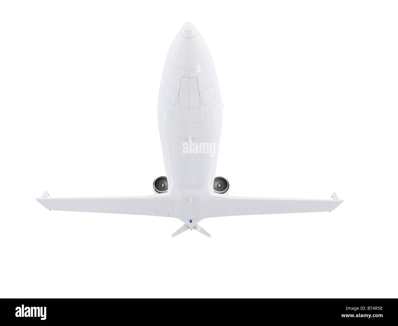isolated jet airplane on a white background Stock Photo - Alamy