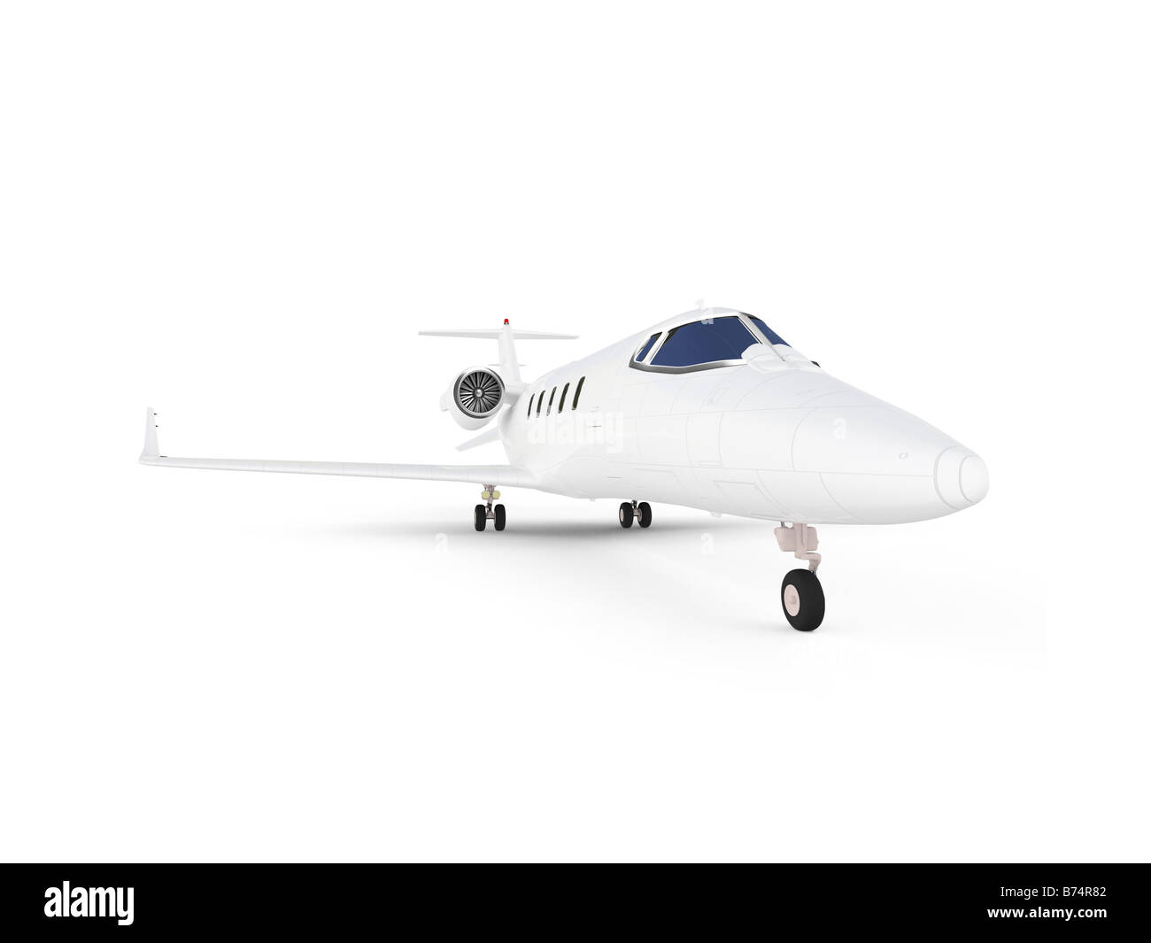 isolated jet airplane on a white background Stock Photo - Alamy