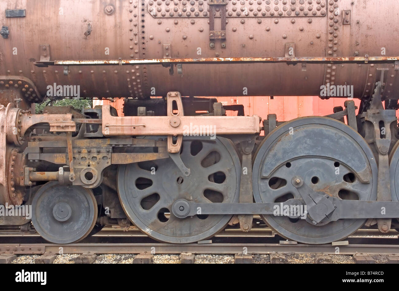 Locomotive wheels hi-res stock photography and images - Alamy