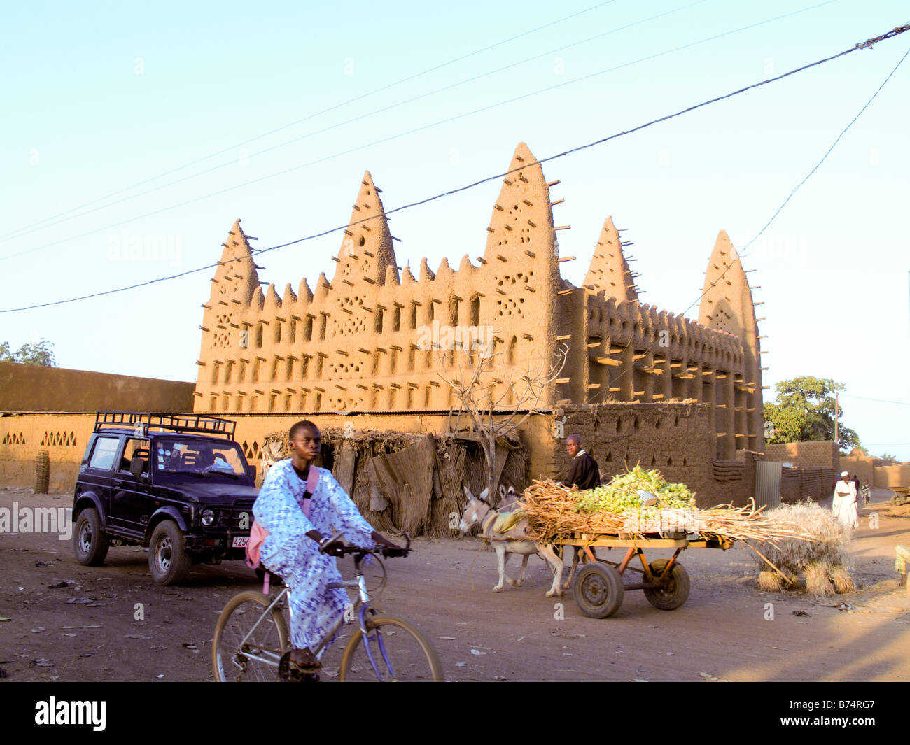 Mud mosque in Koro, Mali Stock Photo - Alamy