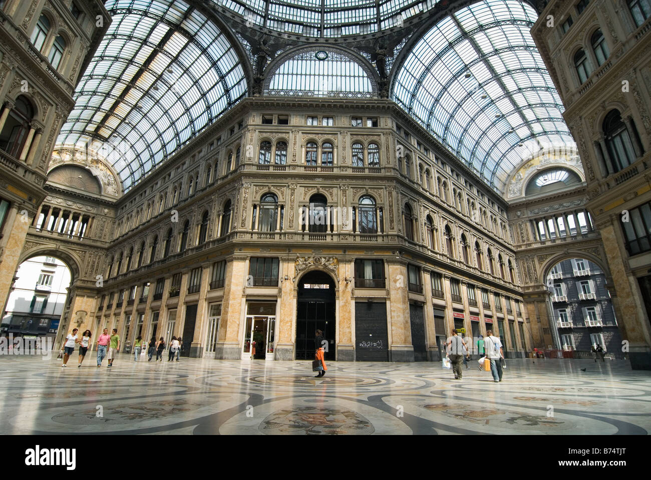 Shopping arcade Galleria Umberto in Naples Stock Photo - Alamy