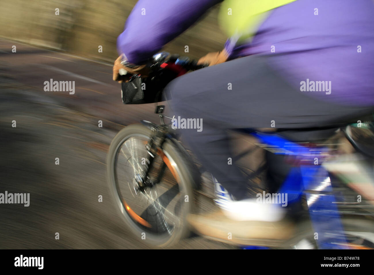 people riding fast bike on rural lane countryside Stock Photo - Alamy