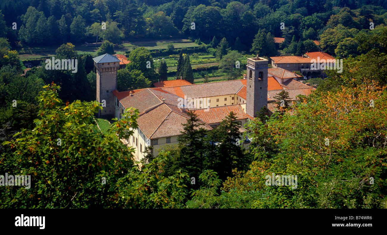 Vallombrosa abbey near Florence Stock Photo - Alamy
