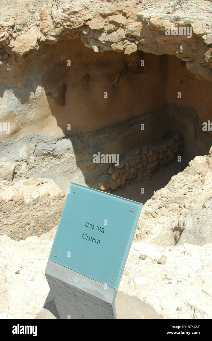 Masada israel cistern hi-res stock photography and images - Alamy
