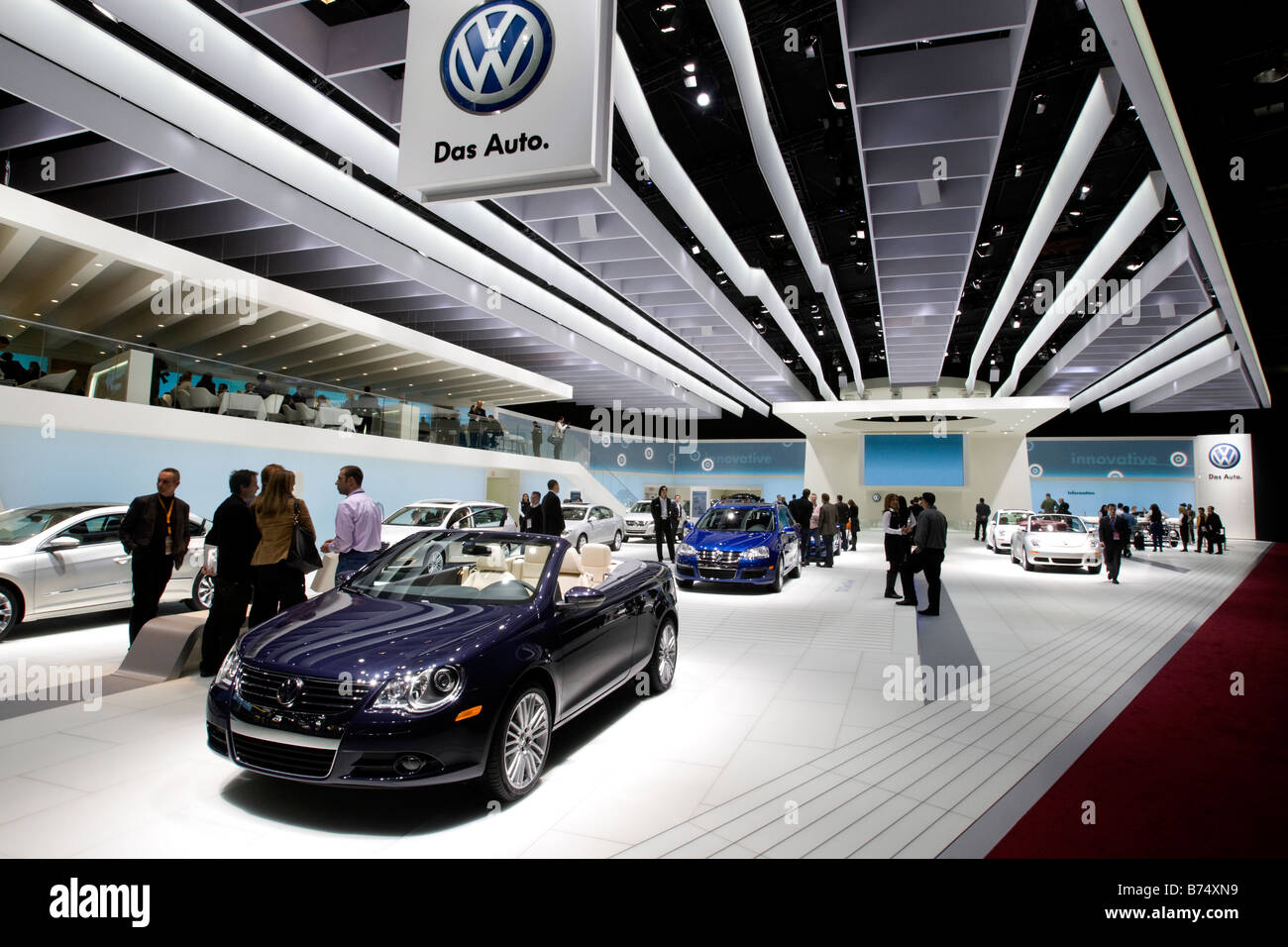 NAIAS North American International Auto Show 2009 Volkswagen exhibit ...