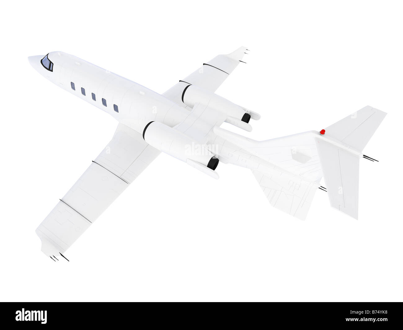 isolated jet airplane on a white background Stock Photo - Alamy