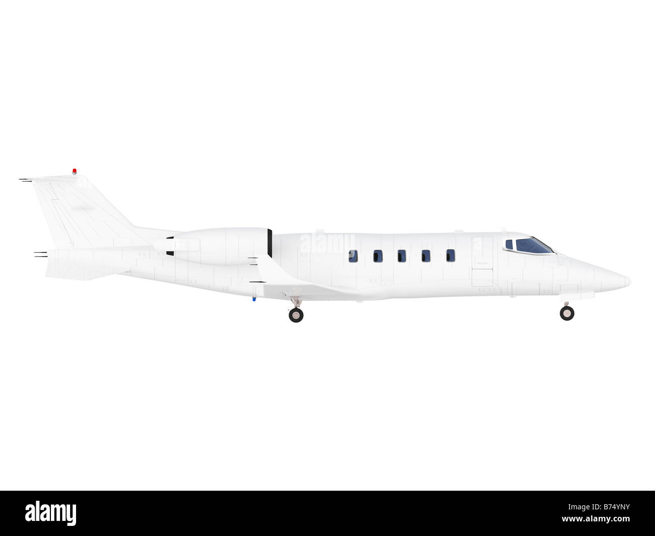isolated Jet airplane on a white background Stock Photo - Alamy