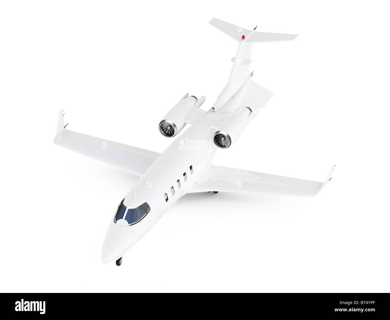 isolated jet airplane on a white background Stock Photo - Alamy