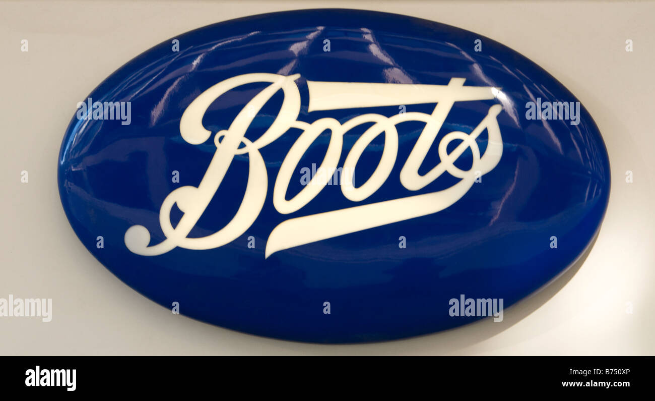 Logo of a pharmacy chain Boots London UK Stock Photo - Alamy