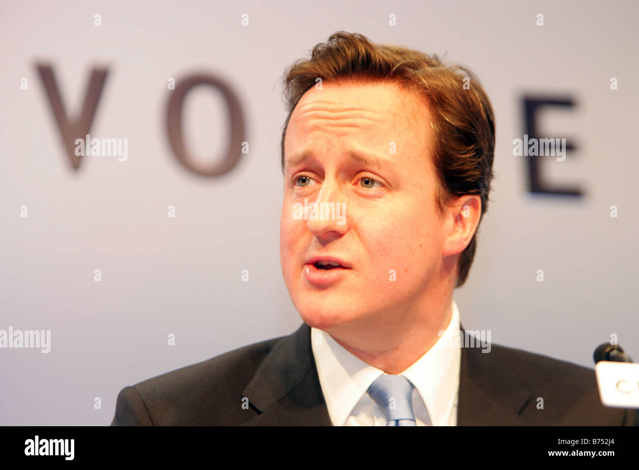 David Cameron talking at the CBI Conference Stock Photo - Alamy