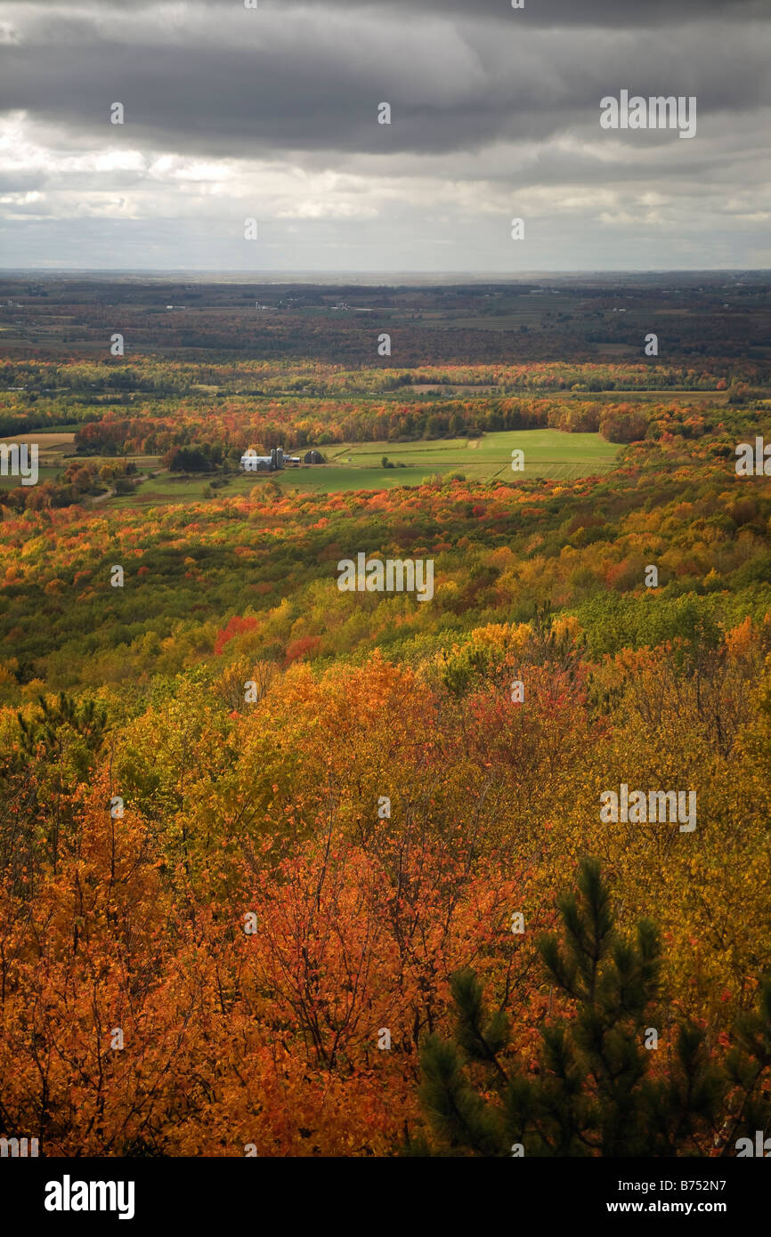 WISCONSIN - View from summit observation tower on Rib Mountain in Rib ...
