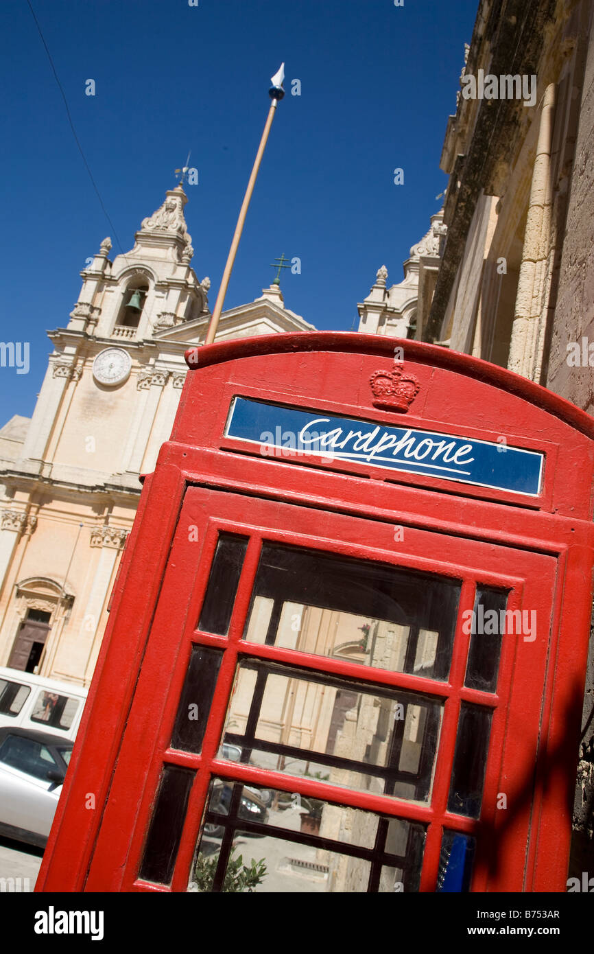 Malta british phone booth hi-res stock photography and images - Alamy