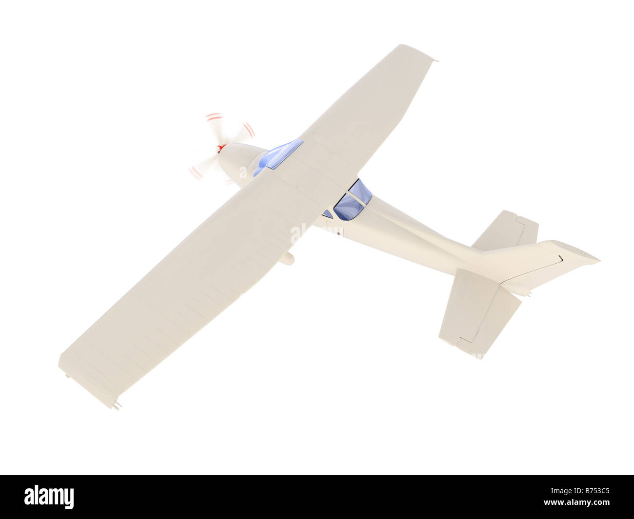 isolated small airplane over white background Stock Photo - Alamy