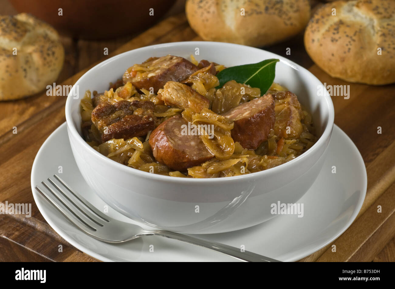 Bigos Meat and cabbage stew Poland Lithuania Food Stock Photo - Alamy
