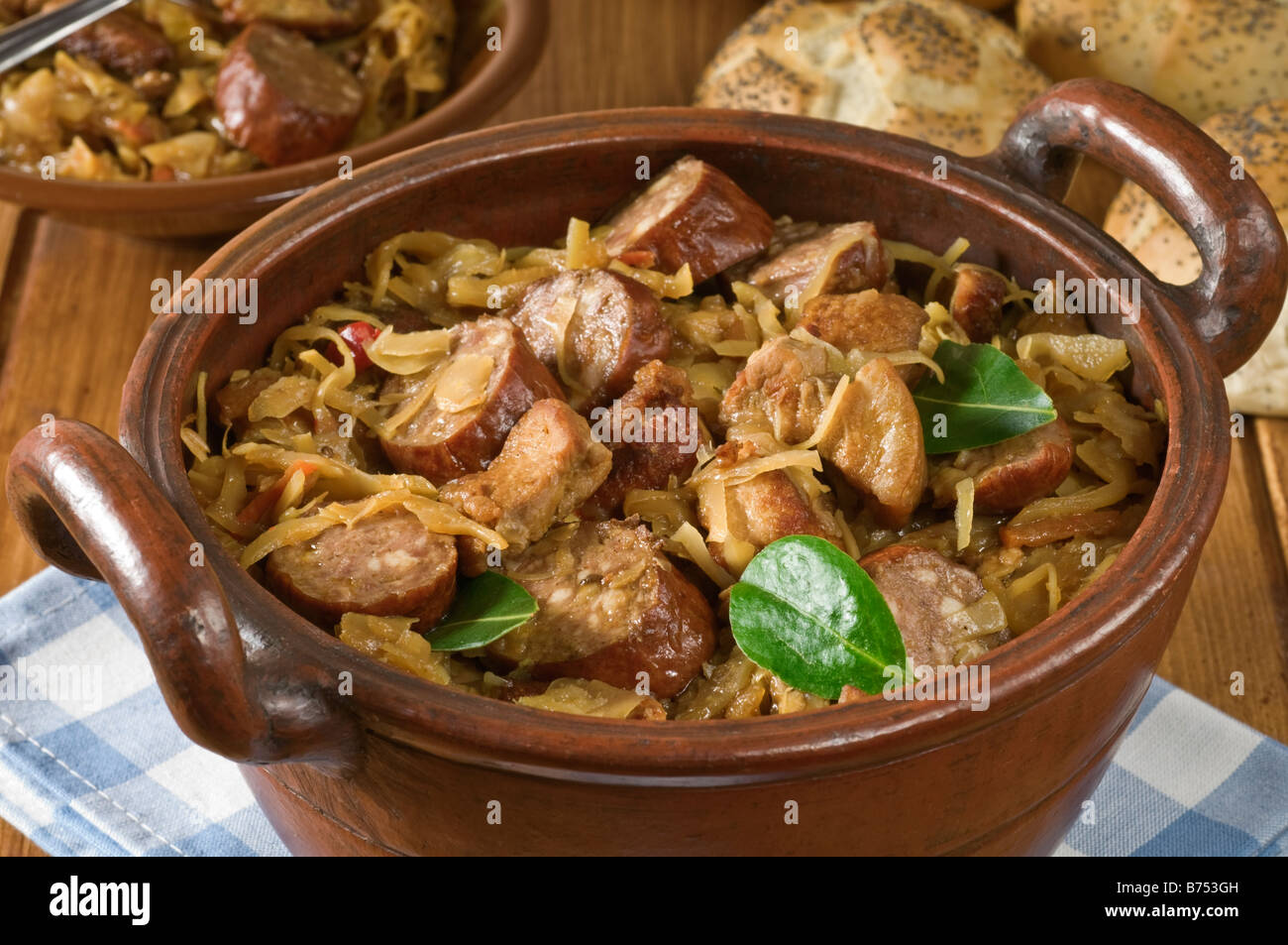 Bigos Meat and cabbage stew Poland Lithuania Food Stock Photo - Alamy