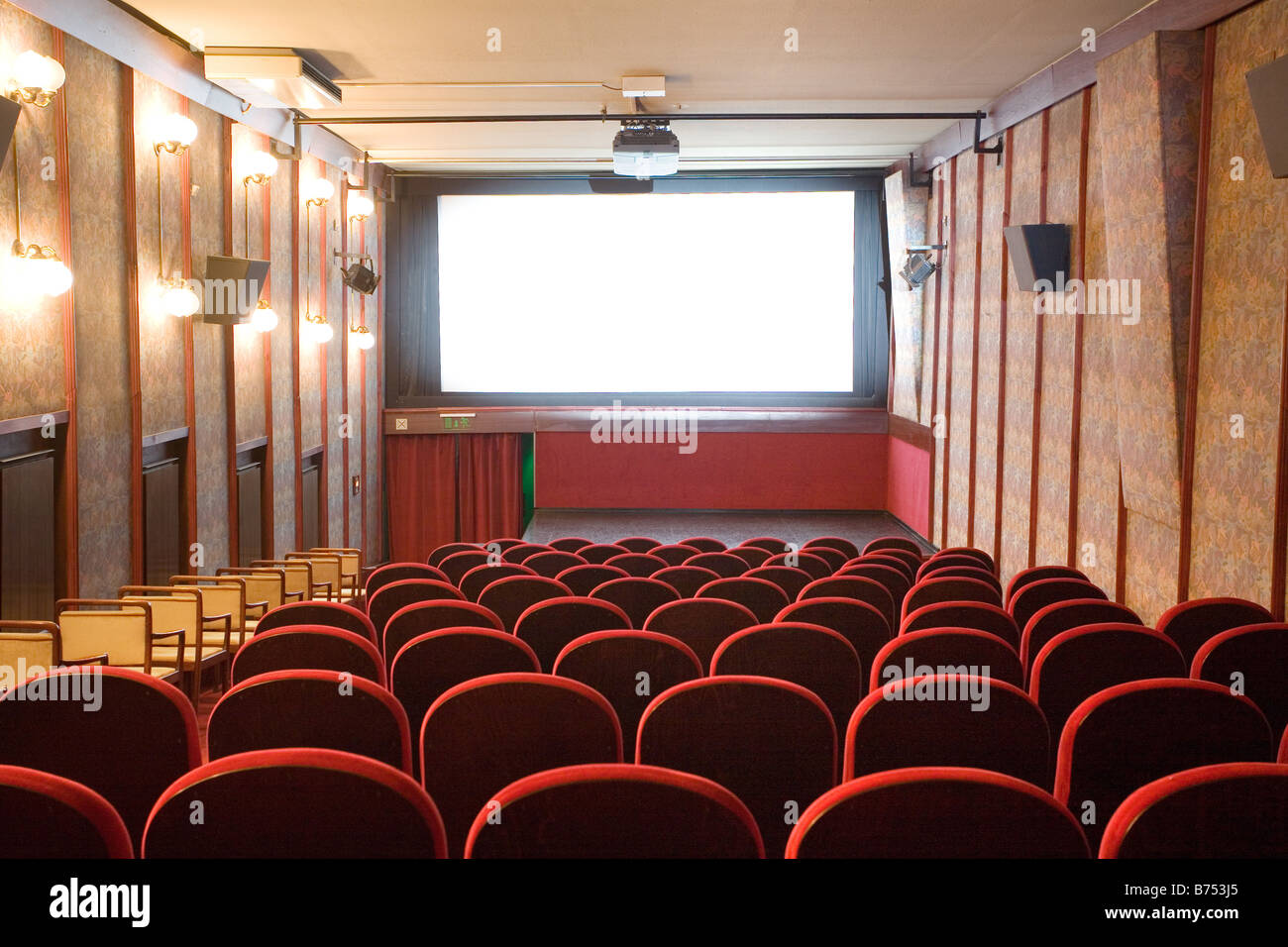 empty small cinema auditorium Stock Photo - Alamy
