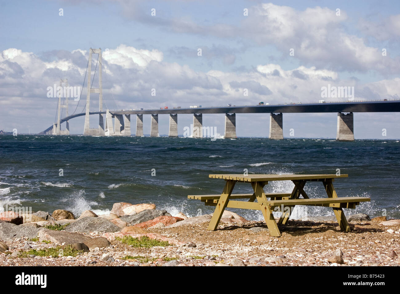 Storebaelt great belt bridge hi-res stock photography and images - Alamy