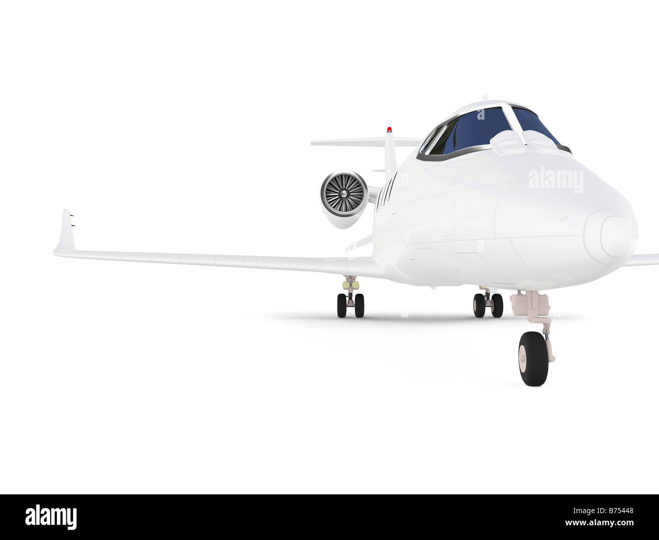 isolated jet airplane on a white background Stock Photo - Alamy