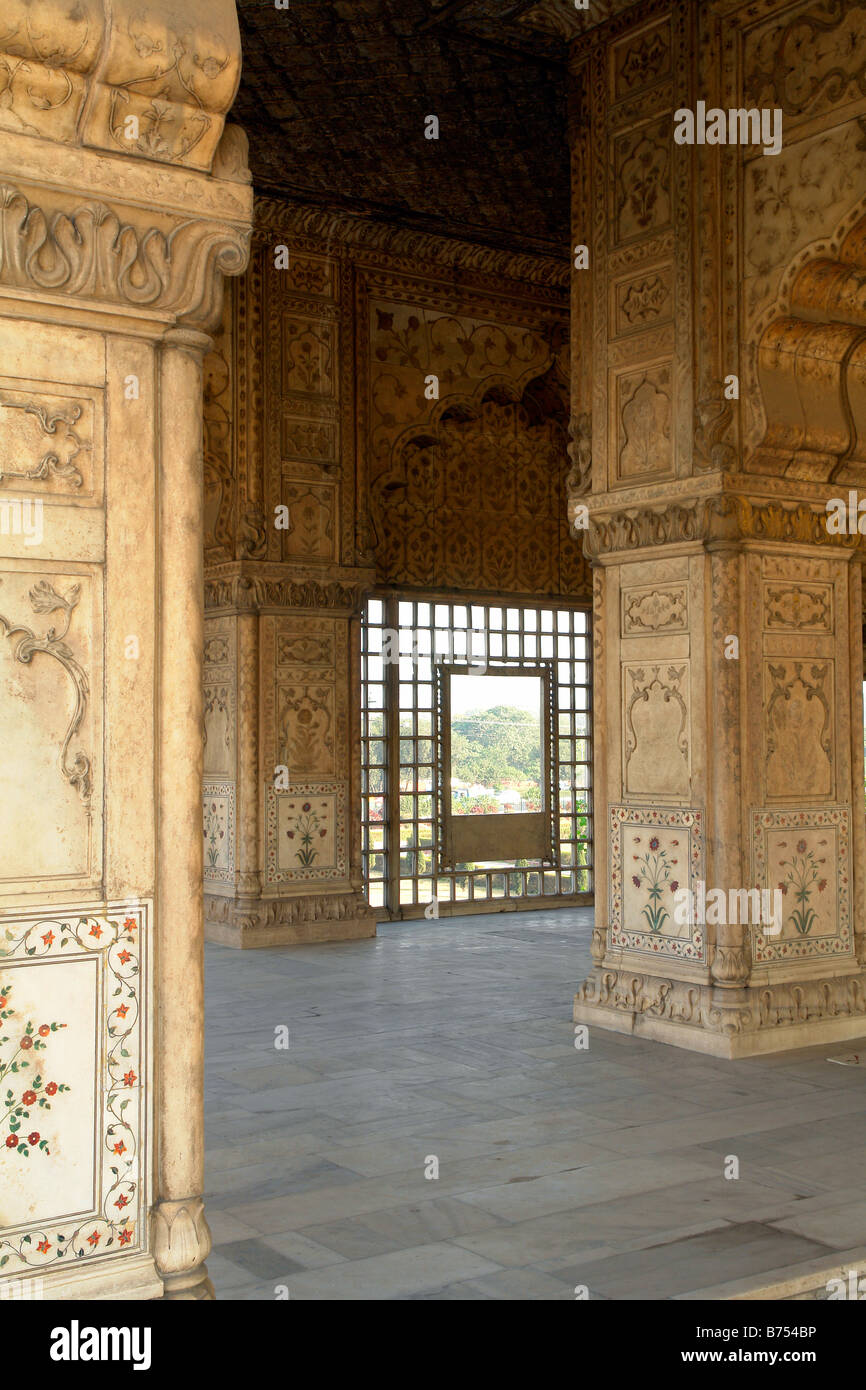 internal view of the diwan i khas or hall of private audiences at the ...
