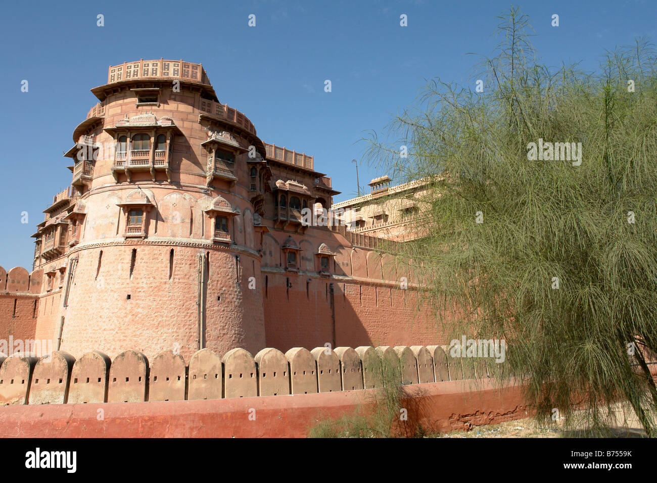 junagarh red fort bikaner Stock Photo - Alamy