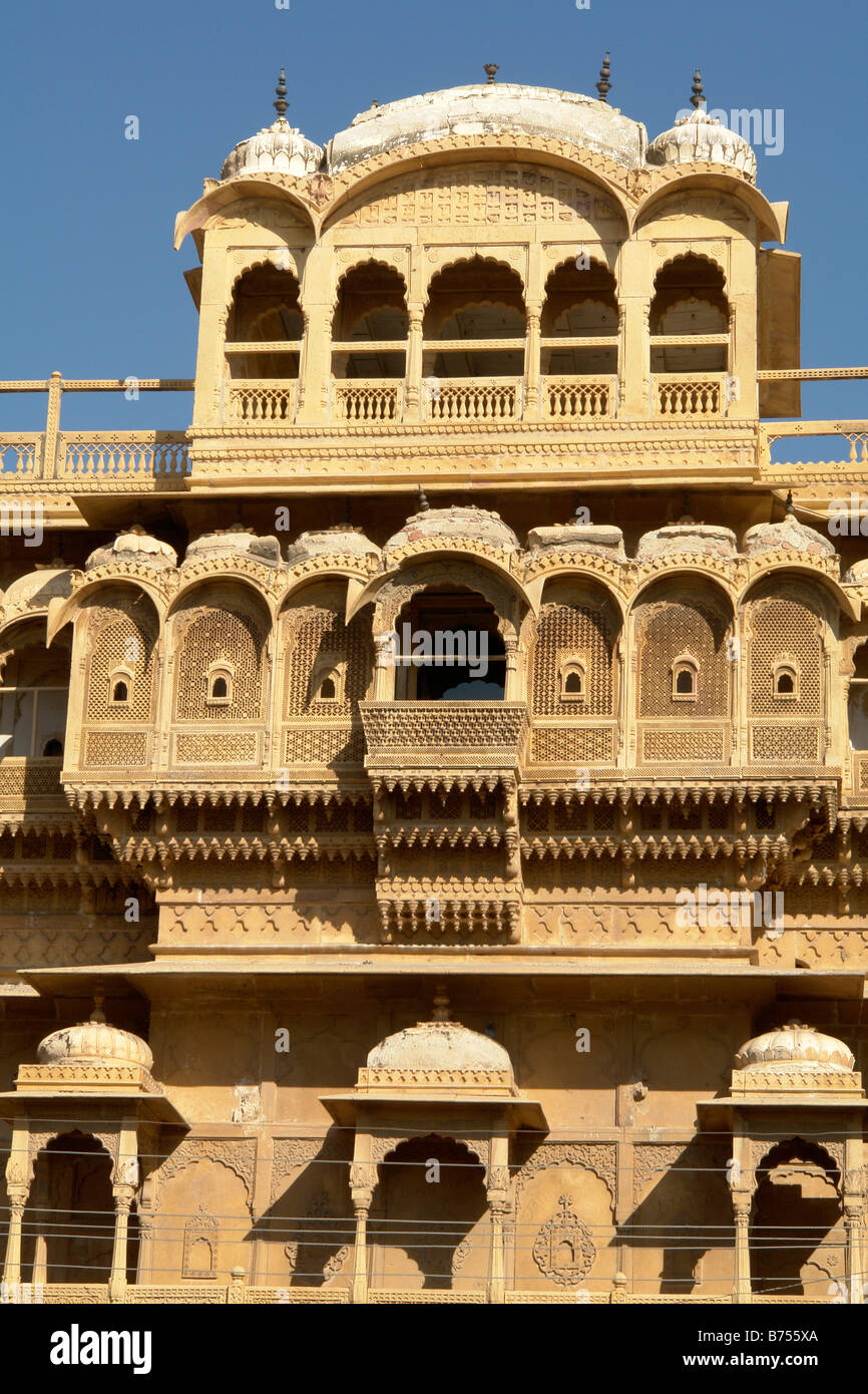 raj mahal royal palace in jaisalmer fort Stock Photo - Alamy