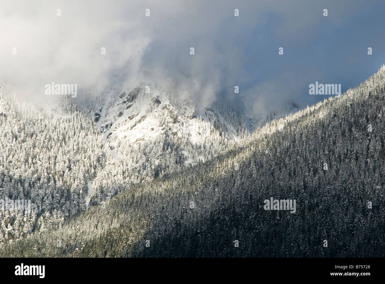 North Shore Mountains, Vancouver, BC Stock Photo - Alamy