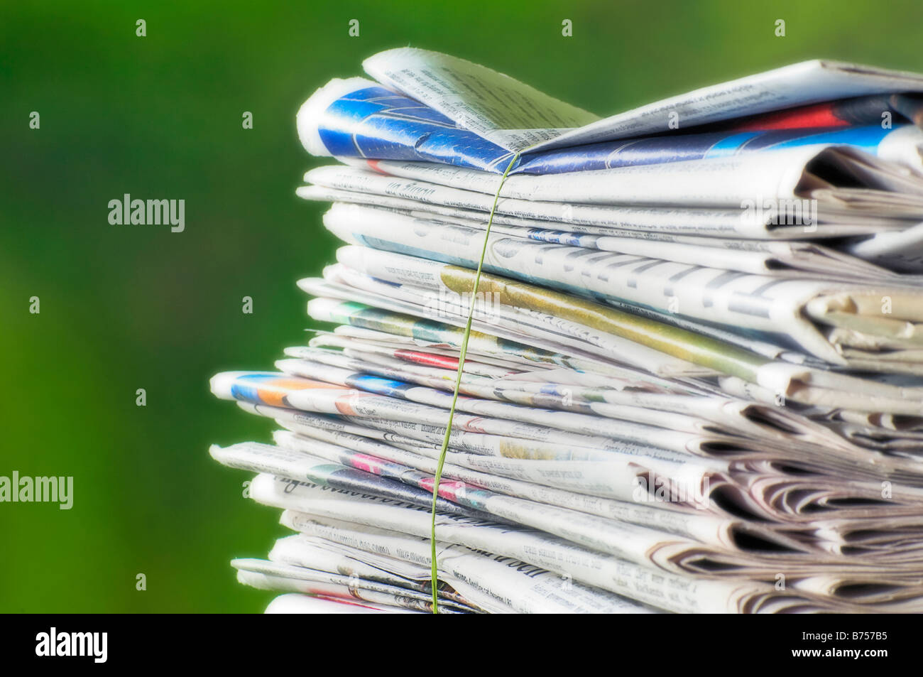 Bundles bundle newspaper newspapers hi-res stock photography and images ...