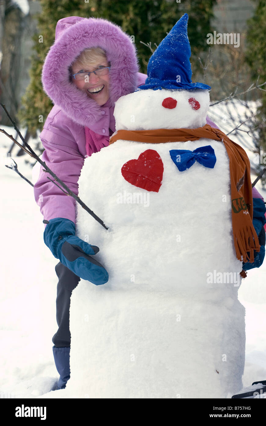 Snowman mood hi-res stock photography and images - Alamy