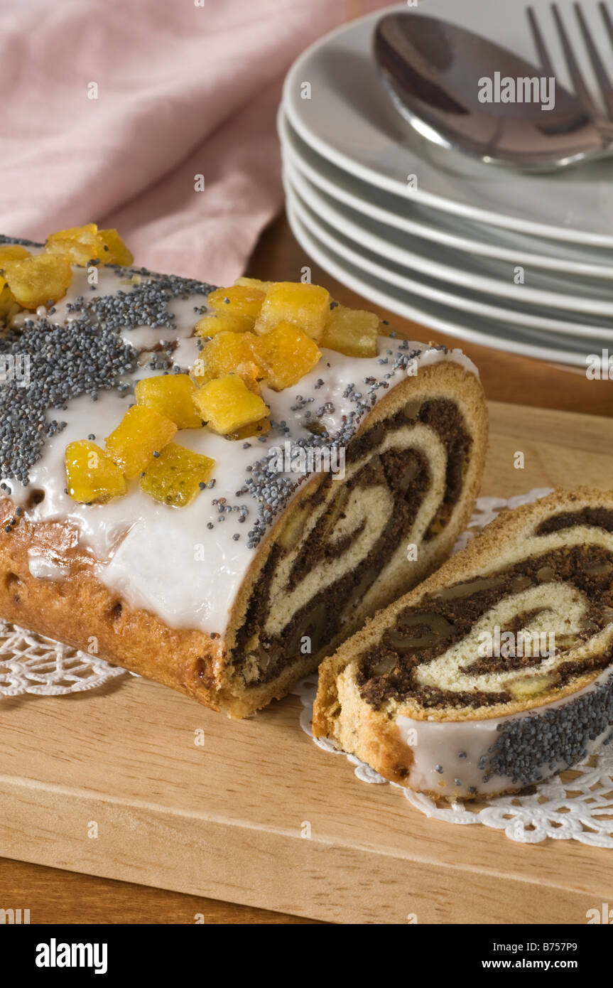 Polish poppy seed cake Stock Photo - Alamy