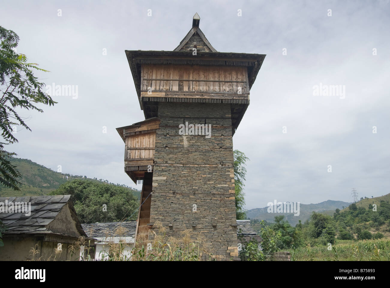 A TEMPLE IN BALAG, SHIMLA Stock Photo - Alamy