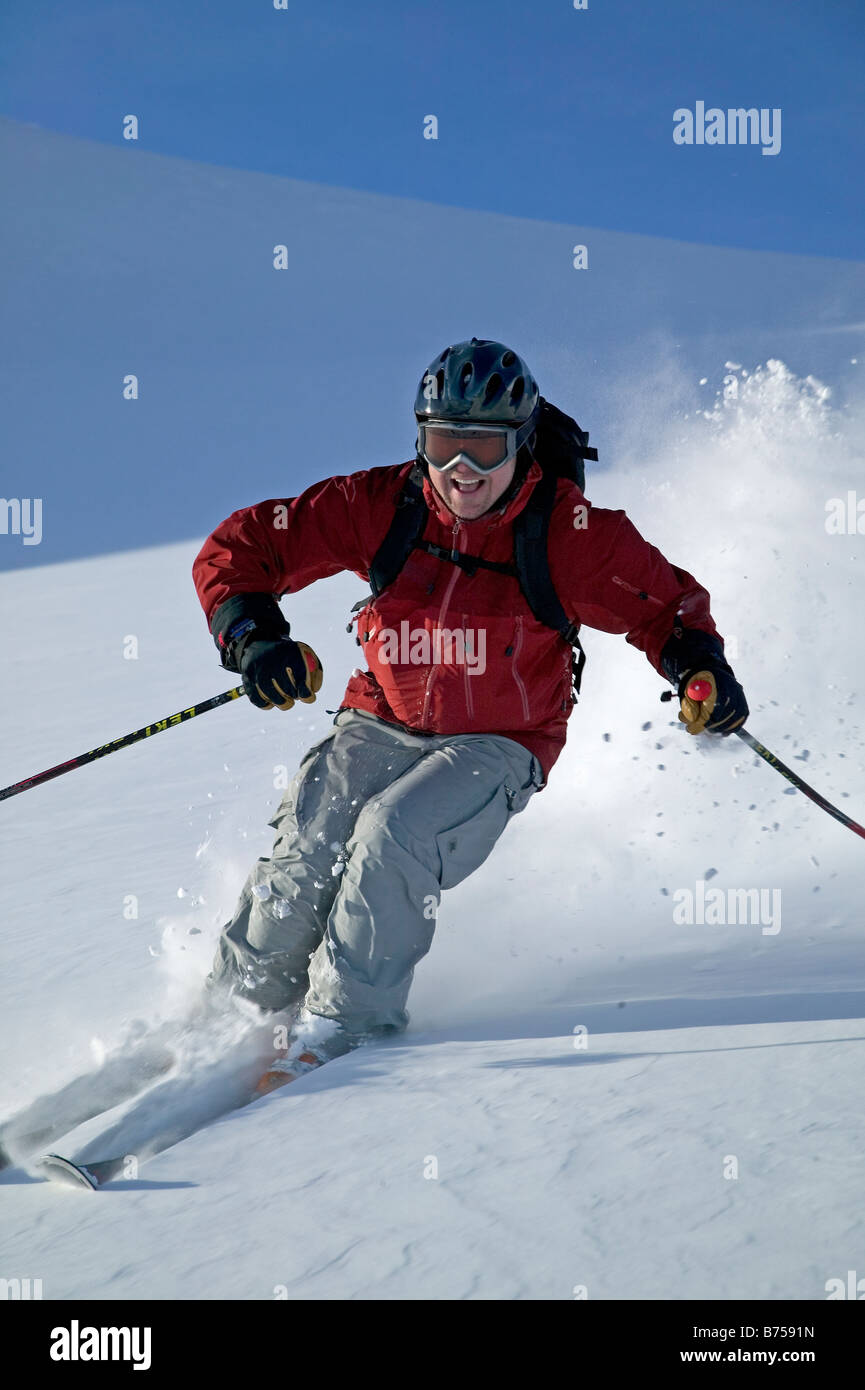 Heli-skiing, Terrace, BC, Canada Stock Photo - Alamy