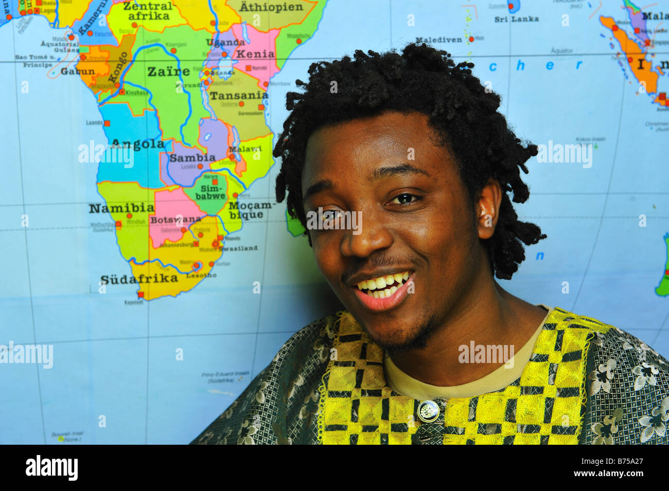 Portrait of african student Stock Photo - Alamy
