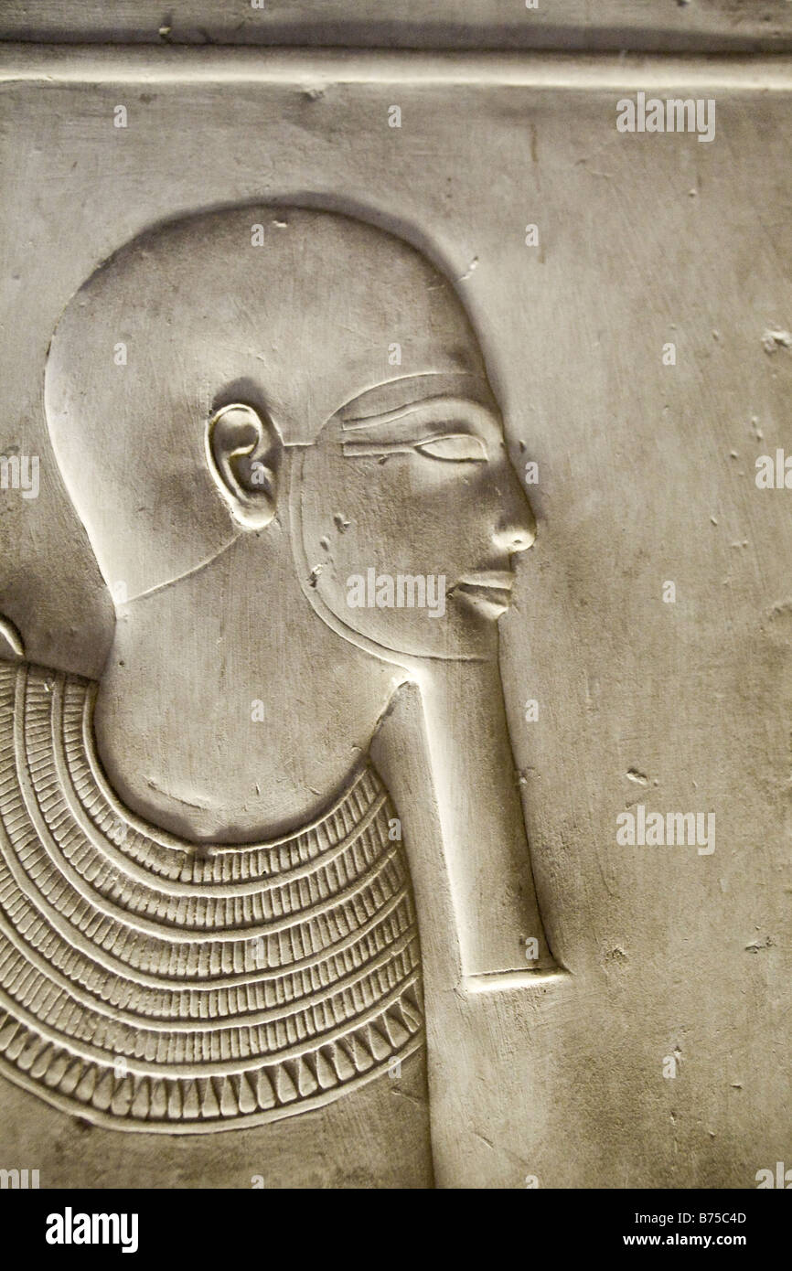 Ptah of Memphis relief in the Chapel Of Ptah, Temple of Seti I at ...