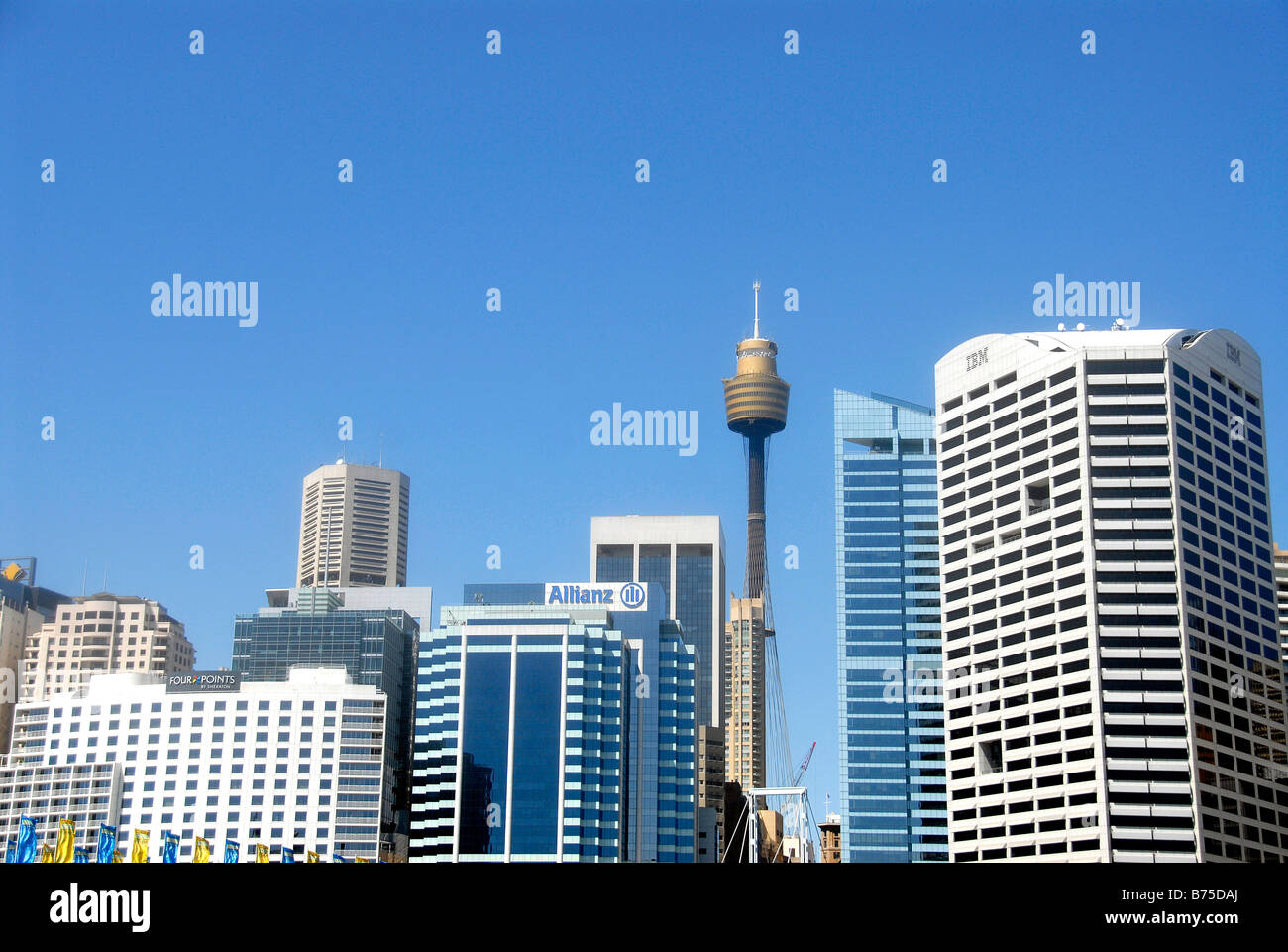Sydney tower and buildings, Sydney, Australia Stock Photo - Alamy