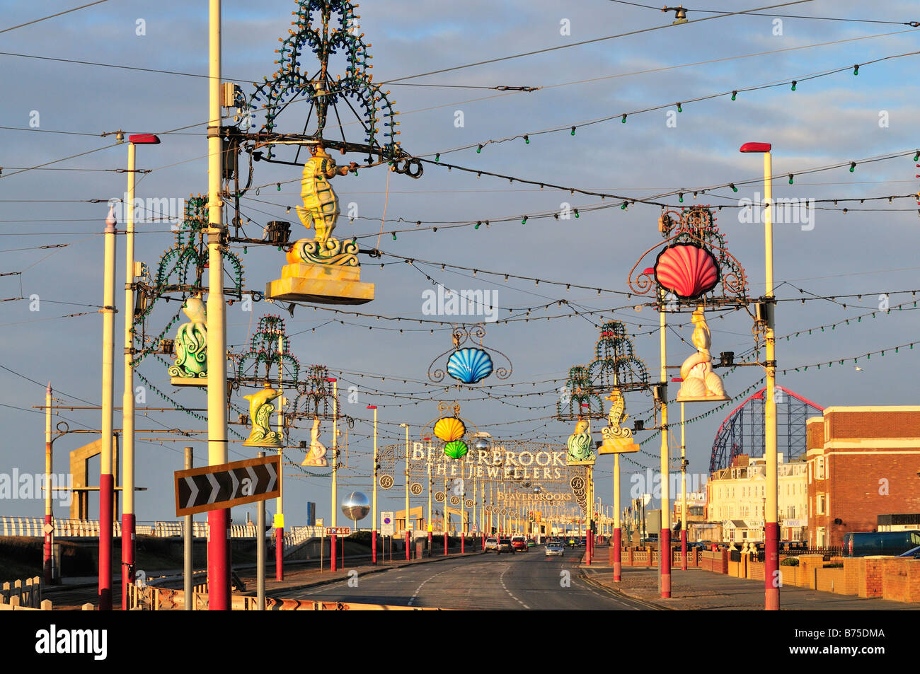 Street Scene Blackpool Stock Photo - Alamy