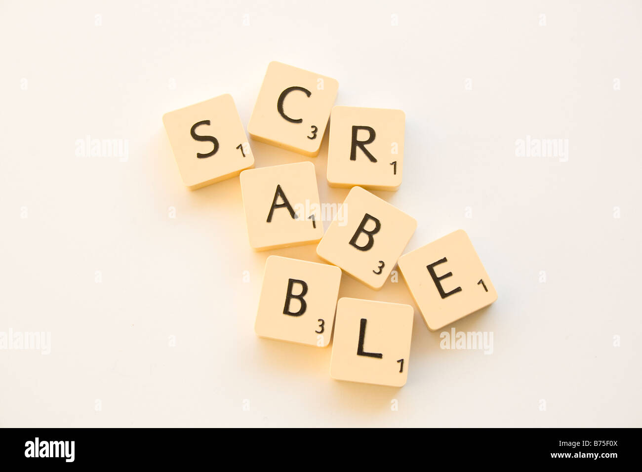 Scrabble Letter Tiles Stock Photo - Alamy