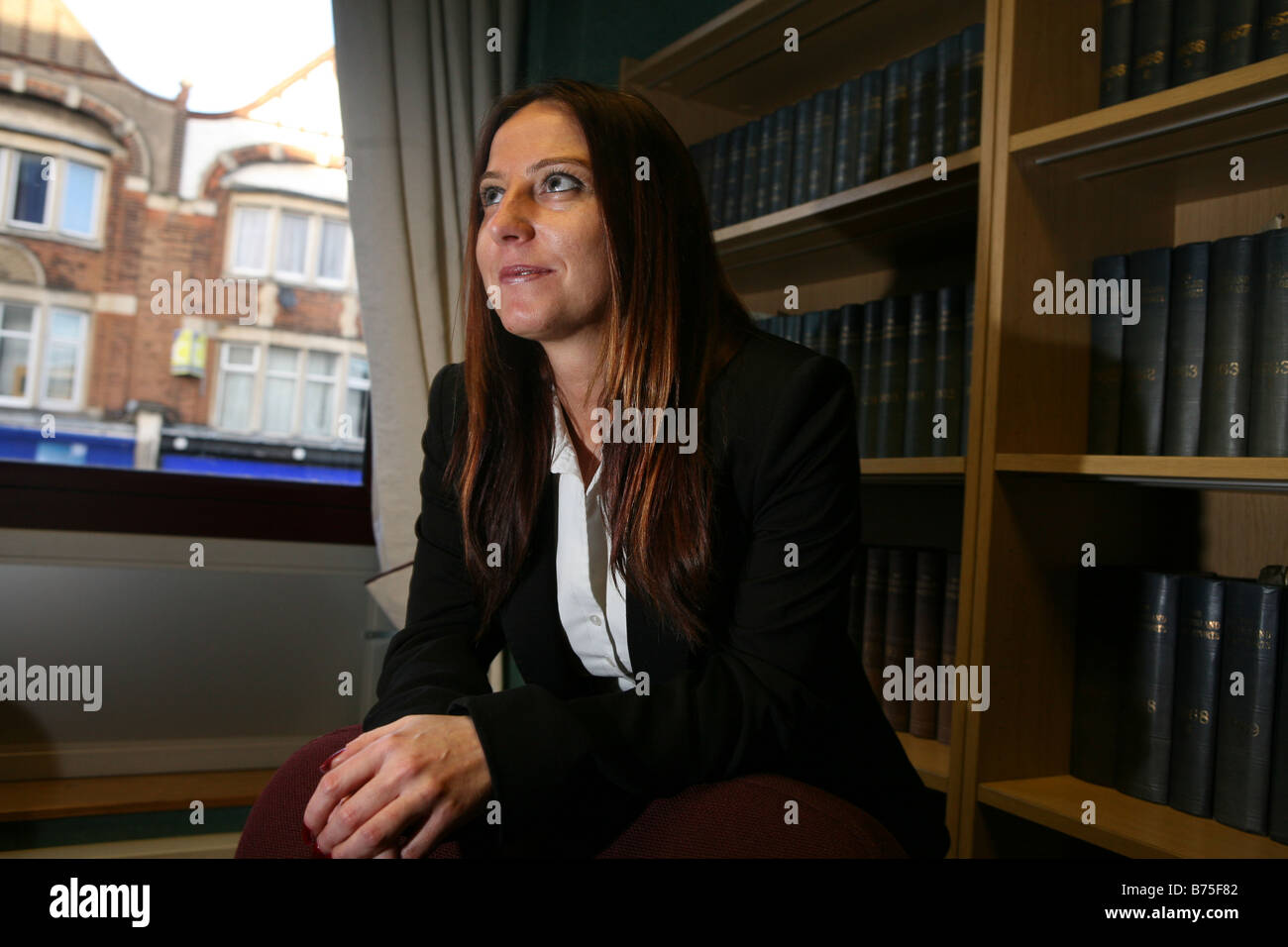 Female solicitor in court, portrait Stock Photo - Alamy