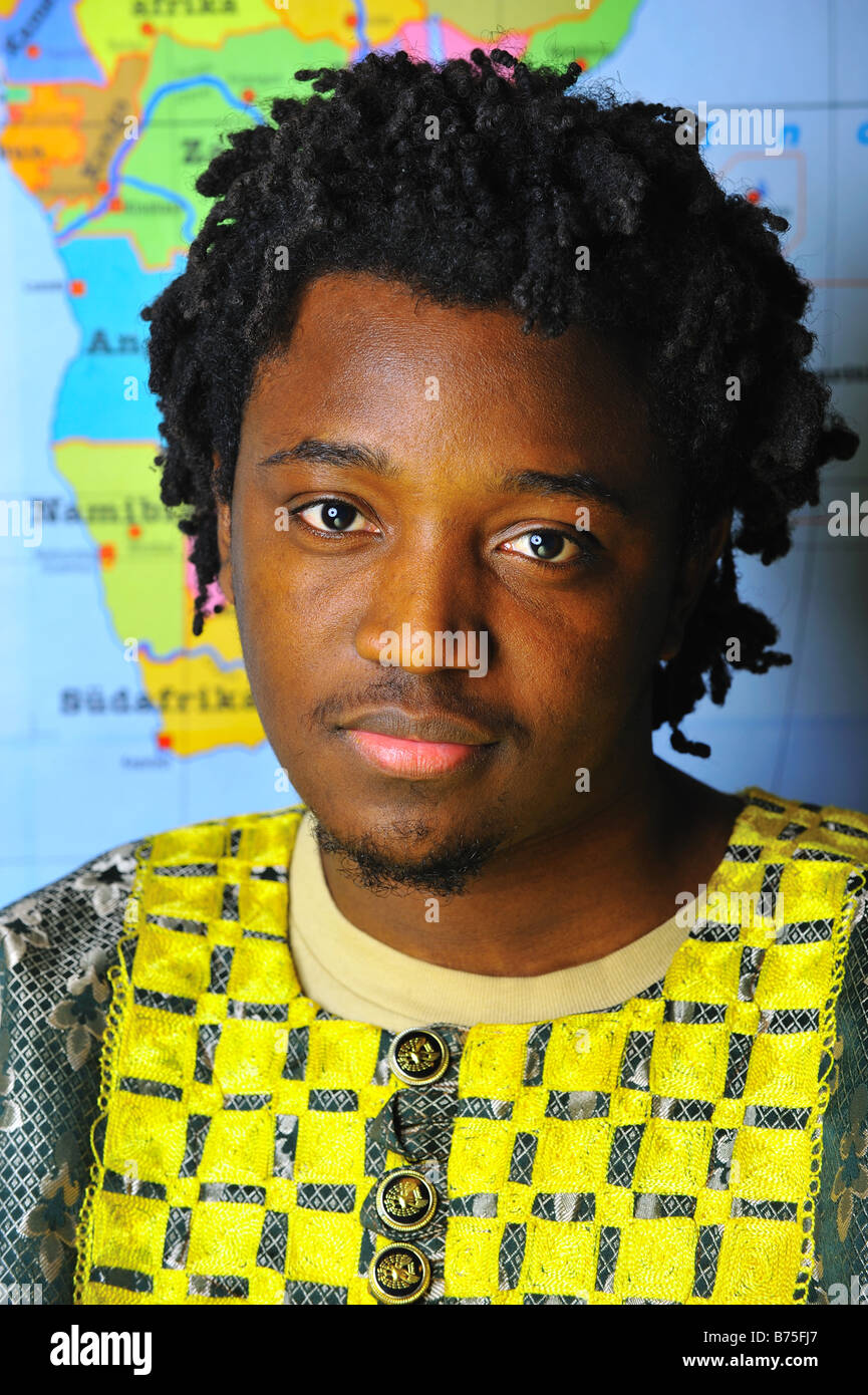 Portrait of african student in university Stock Photo - Alamy