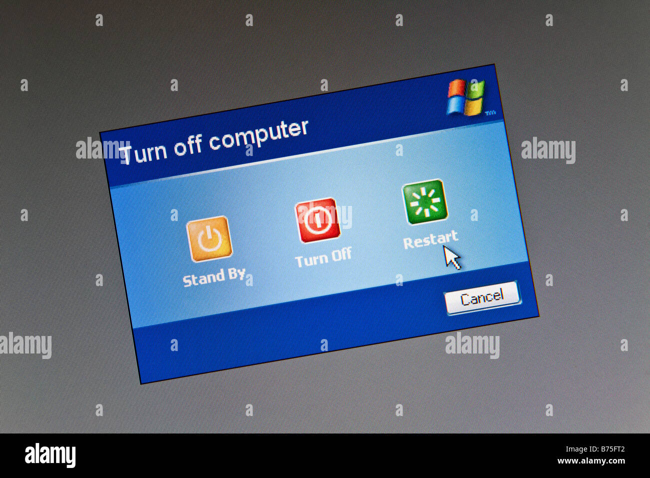 Computer restart hi-res stock photography and images - Alamy